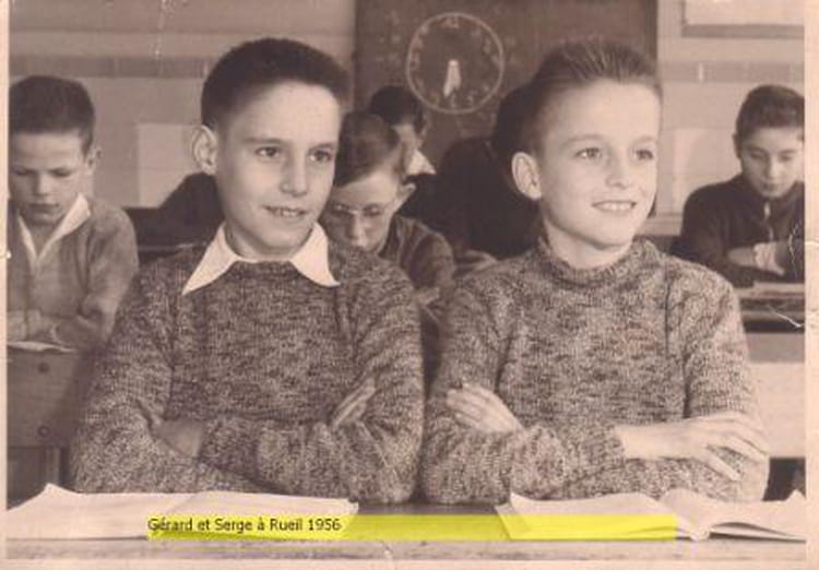 Photo de classe Serge et gérard de 1958, ECOLE TUCK STELL A - Copains d ...