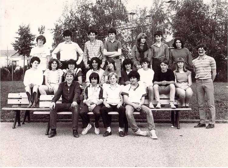Photo de classe 3eme avec M Tellier de 1982, Collège Marcel Pagnol ...