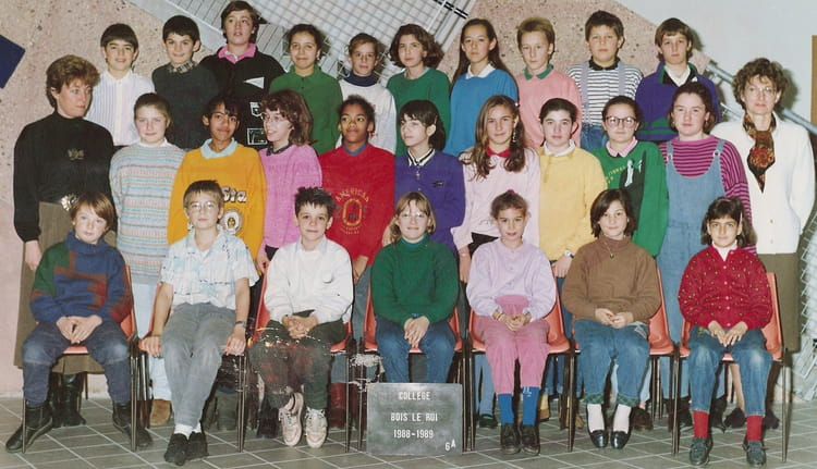 Photo de classe 6ème A de 1988, Collège D Denecourt - Copains d'avant