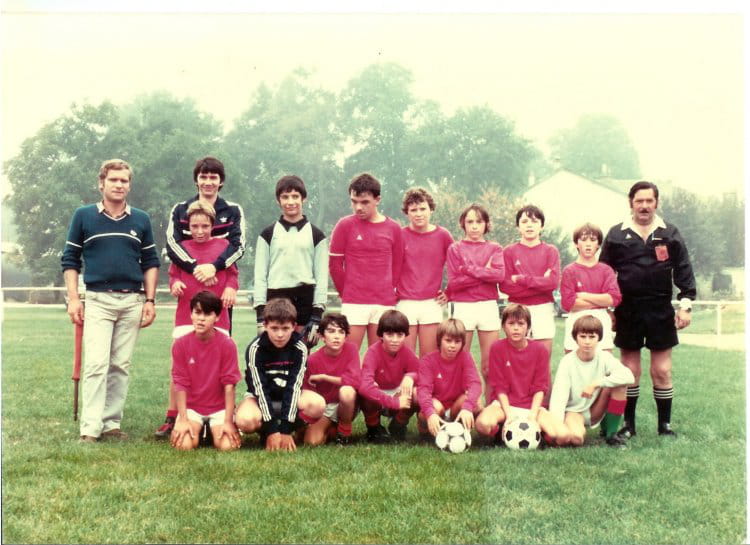 Photo de classe Equipe Foot St leu Minime de 1983, USE SAINT LEU ...