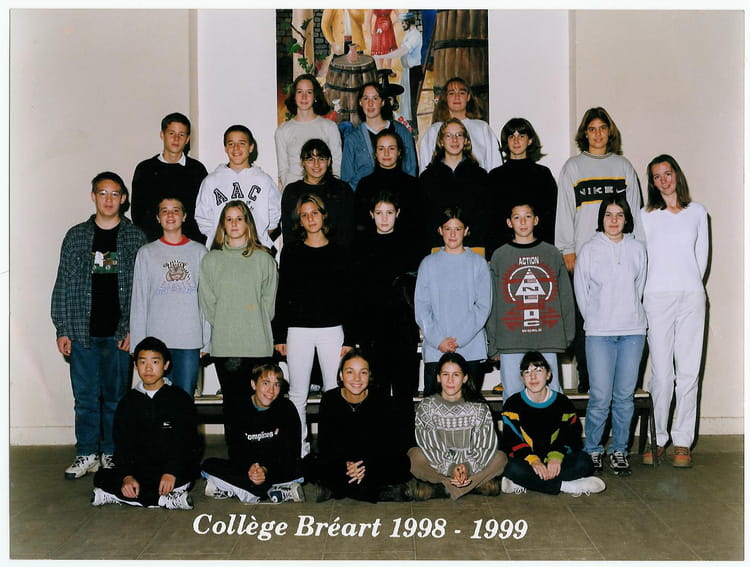 Photo de classe 3ème de 1998, Collège Breart - Copains d'avant
