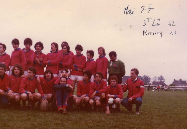 Photo de classe Cadets du SOR 76/77 de 1977, STADE OLYMPIQUE ROSNEEN ...