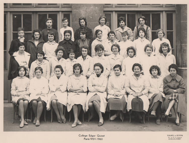 Photo de classe Seconde de 1959, Lycée Edgar Quinet - Copains d'avant