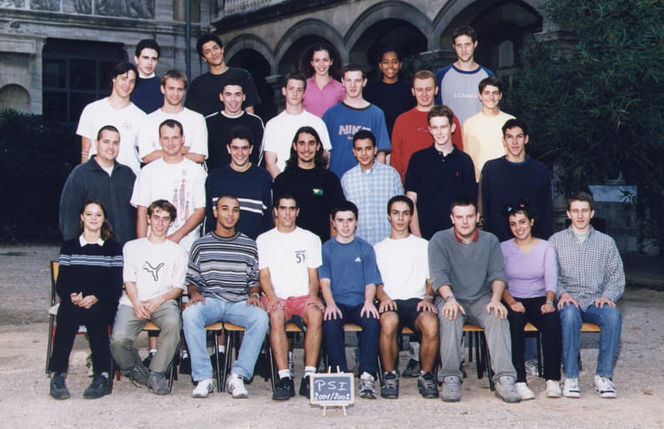 Photo de classe PSI de 2002, Lycée Alphonse Daudet - Copains d'avant