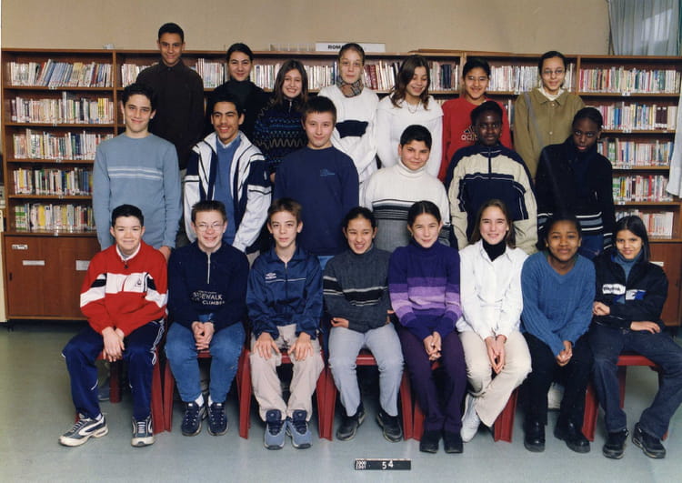 Photo de classe 2000-2001 - 5eme4 - Colbert de 2000, Collège Colbert ...