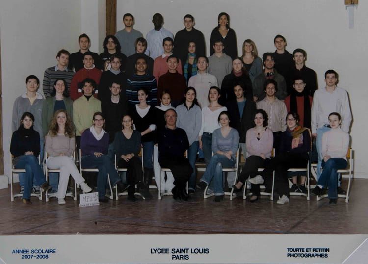 Photo de classe MP2 de 2007, Lycée Saint Louis ( Classes Préparatoires ...