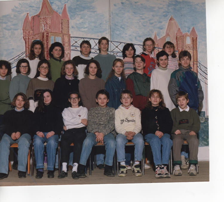 Photo de classe Je ne sais plus... de 1991, Collège François Brune ...