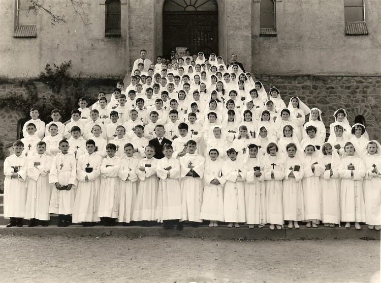 Photo de classe Photo de communion de 1964, Communion Solennelle ...