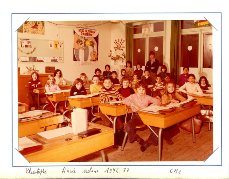 Photo de classe CM1 de 1977, ECOLE LOUIS PASTEUR - Copains d'avant