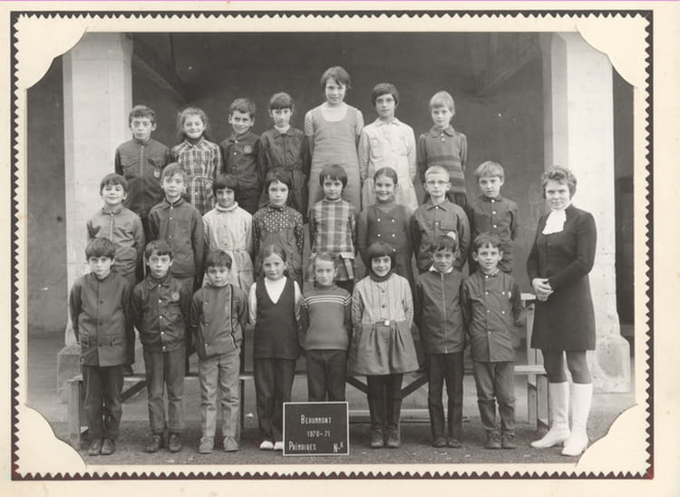 Photo de classe CM1 de 1970, Ecole Gabriel Joubert (Beaumont) - Copains ...
