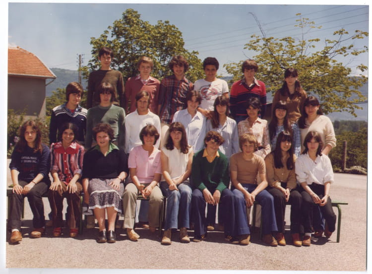 Photo de classe 3° B college Culoz 1978 1979 de 1979, Collège Henri ...