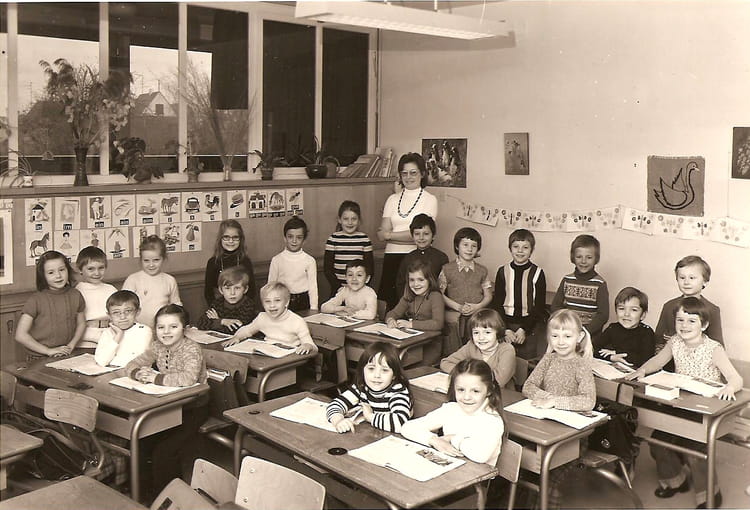 Photo de classe CP de 1974, Ecole Intercommunale (Mundolsheim ...