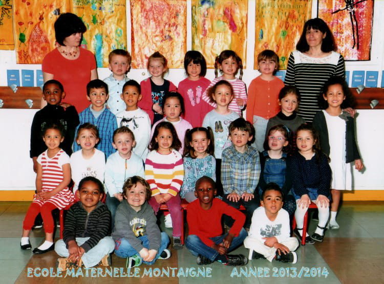 Photo de classe Année 2013-2014 de 2014, école Maternelle Montaigne ...