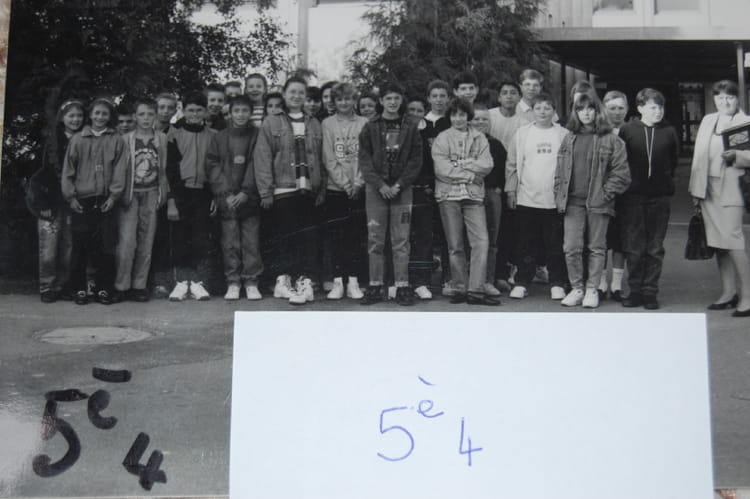 Photo de classe Rentrée des 5ème4 de 1992, Collège Molière - Copains d ...