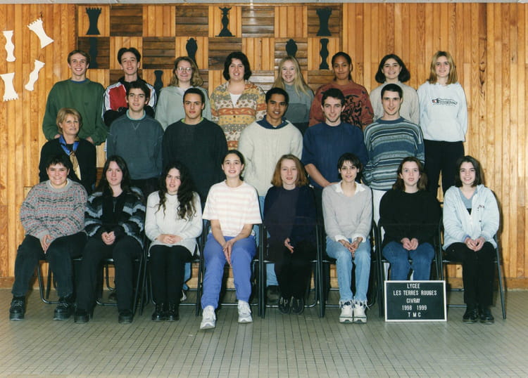 Photo de classe TMC terminal metier de la comptabilité de 1998, Lycée ...