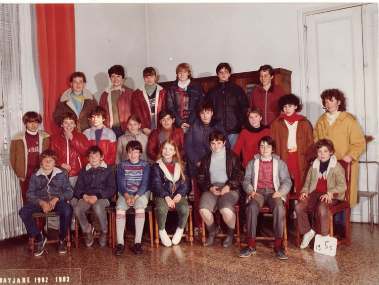 Photo de classe 5ème5 (1982/1983) de 1982, Collège Paul Riquet ...