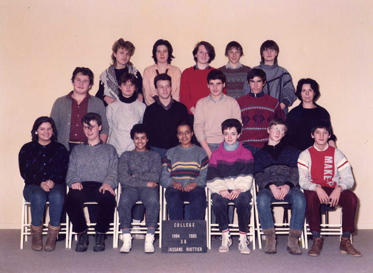 Photo de classe 3 ème B de 1984, Collège Léon Marie Fournet - Copains d ...