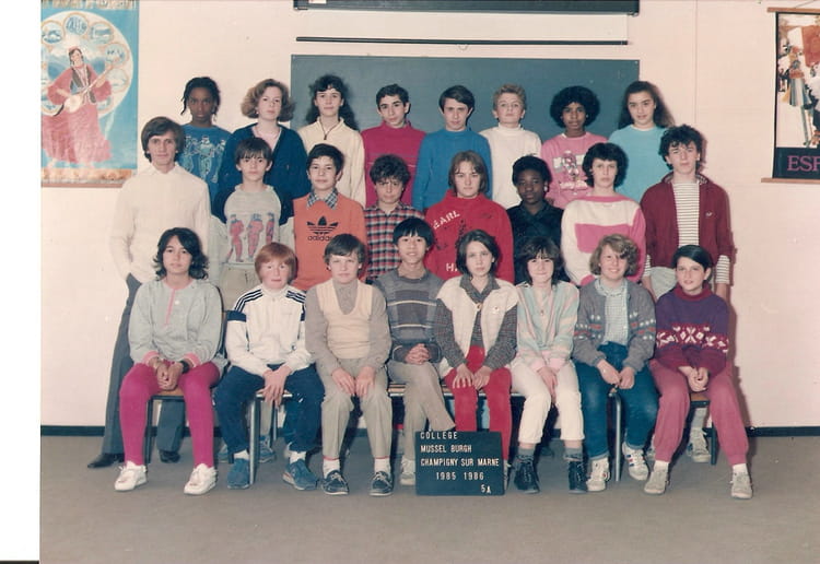 Photo de classe Classe de Mr BERGEOT de 1985, Collège Musselburgh ...