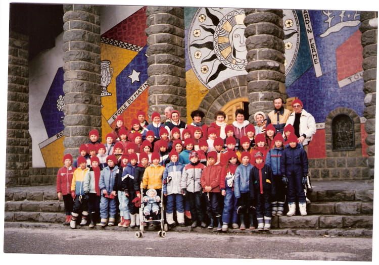 Photo de classe Classe de neige CM1-CM2 de 1985, Ecole Groupe Scolaire ...