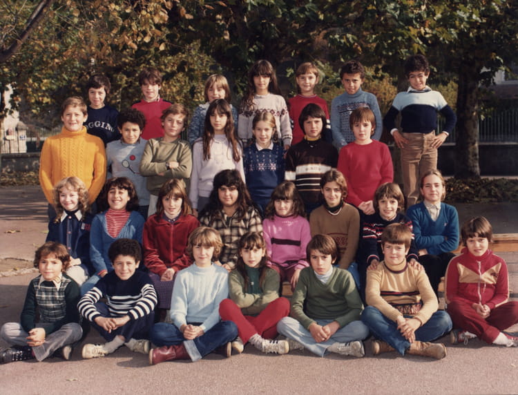 Photo de classe CM1 de 1981, Ecole Jules Ferry (Villard Bonnot ...