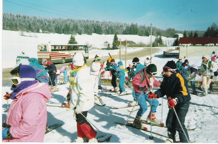 Photo de classe Cm1 cm2 1988/89 de 1989, Ecole Le Croissant (Pabu ...