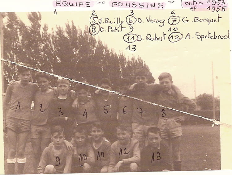 Photo de classe Toujours des anciens de l'ASDLC de 1955, As Douai ...