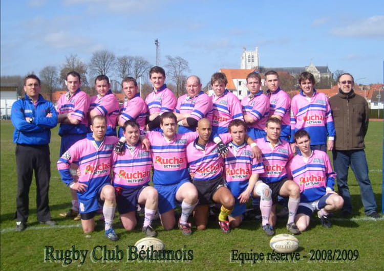 Photo de classe équipe réserve de béthune de 2009, RUGBY CLUB BETHUNOIS ...