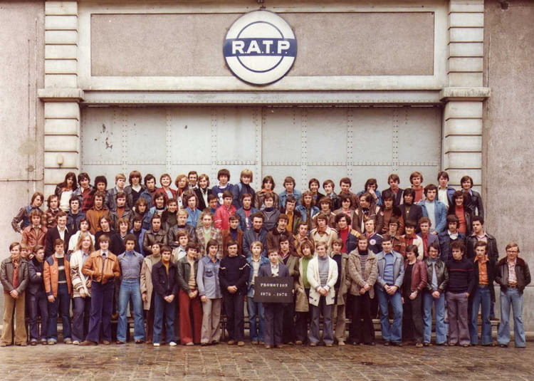 Photo de classe Promotion 1975/1978 de 1978, ECOLE TECHNIQUE RATP ...