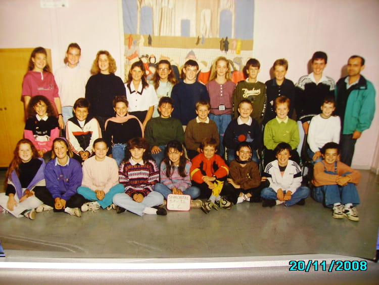 Photo de classe 6 C de 1991, Collège Jean Castel - Copains d'avant