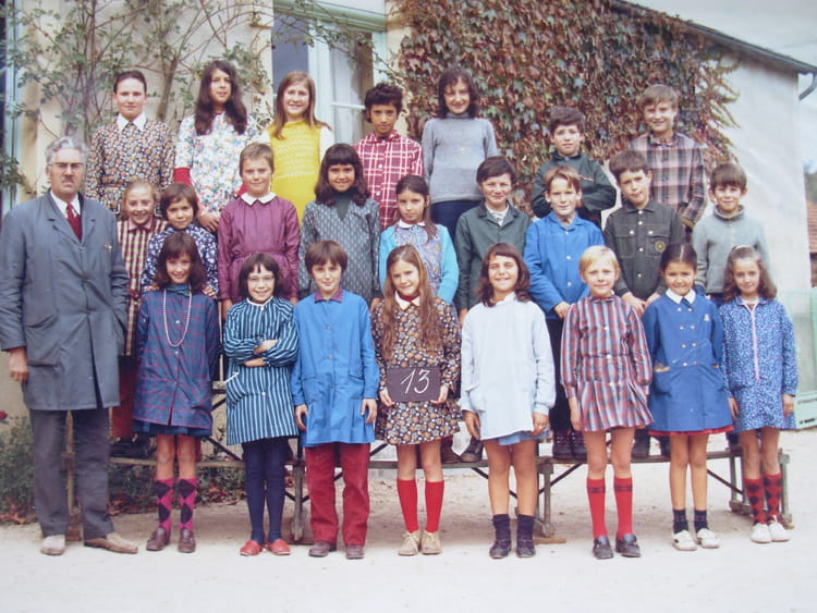 Photo de classe Ecole de VOUDENAY VISCOLON de 1971, ECOLE PRIMAIRE ...