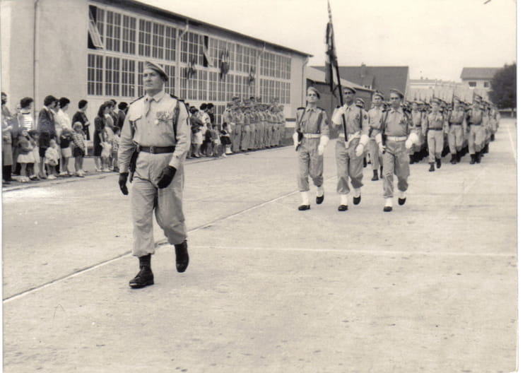 Photo de classe Le 14 Juiller 1962 34e RA Constance de 1962, 34eme Ra ...