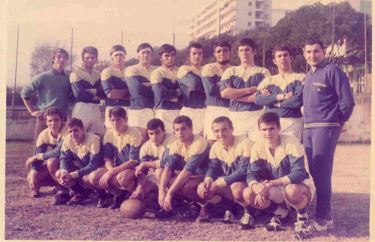 Photo de classe RCN JUNIORS de 1967, RACING RUGBY CLUB DE NICE ...
