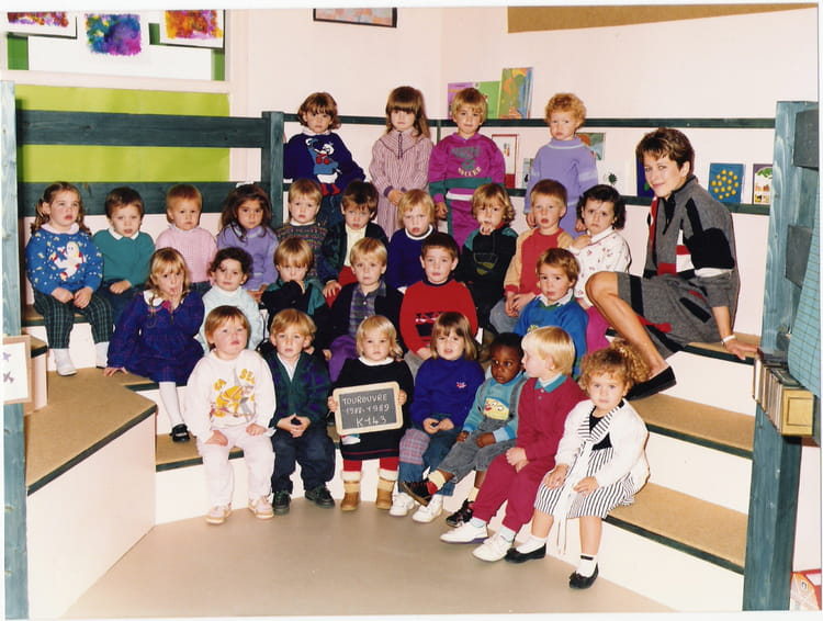 Photo de classe Petite section 1988/1989 de 1988, Ecole Juignet ...