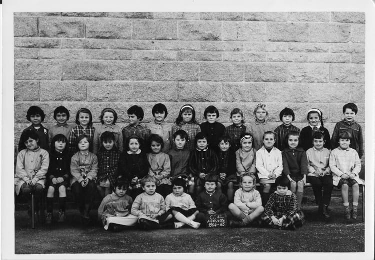 Photo de classe Ce1A merville lorient de 1964, ECOLE MERVILLE - Copains ...