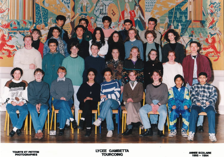 Photo de classe 2nd2 de 1994, Lycée Gambetta - Copains d'avant