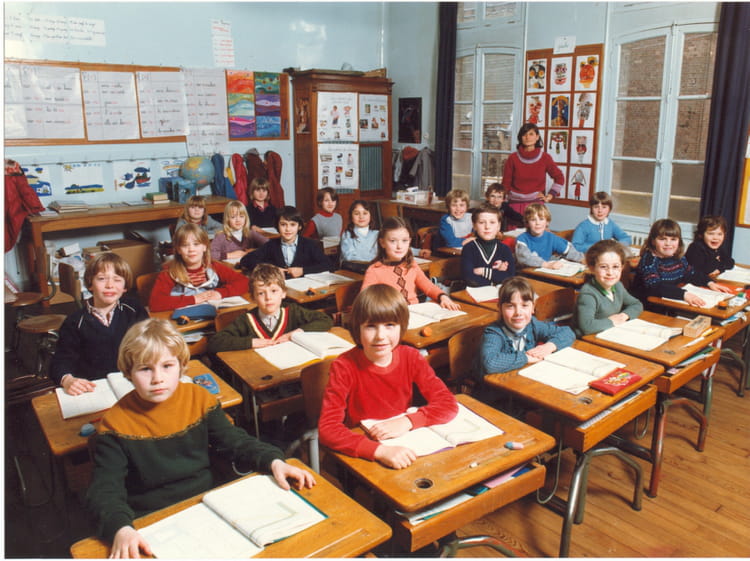 Photo de classe CE 1 de 1987, Ecole Jacques Prevert (Le Houlme ...