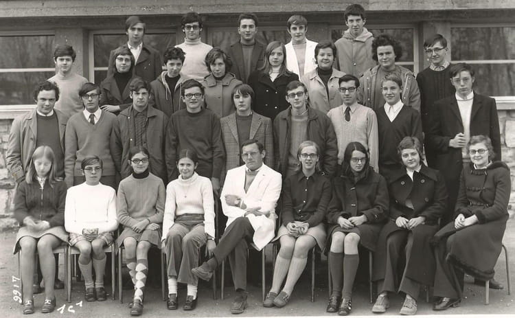 Photo de classe 1970-1971 - Amiens - Cité Scolaire - 1ière C1 de 1971 ...