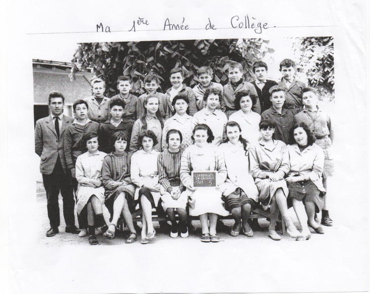 Photo de classe Cinquième de 1961, CEG - Copains d'avant