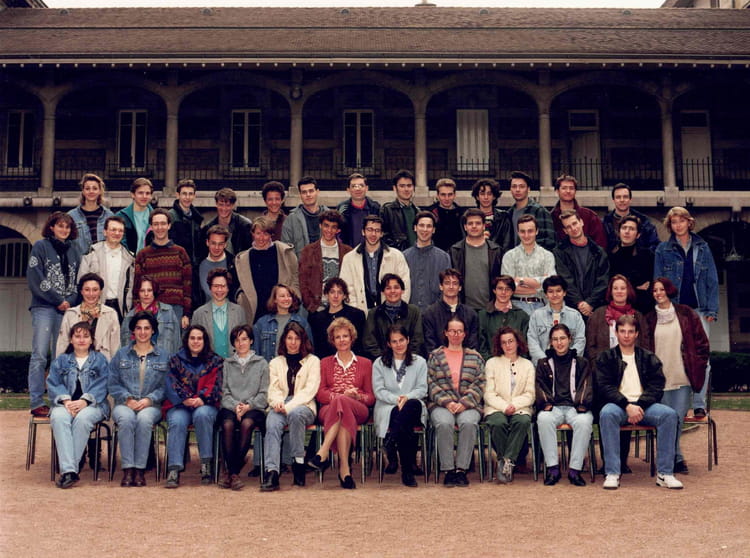 Photo de classe MATHS SPE BIO - XC2 - 93-94 de 1994, Lycée Du Parc ...