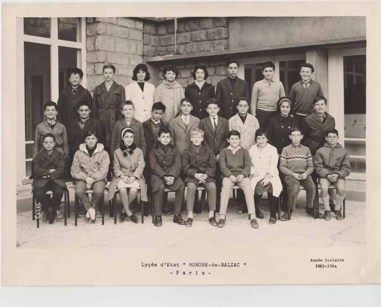 Photo de classe Balzac:1963-64-4èmeB3 de 1964, Lycée International De ...