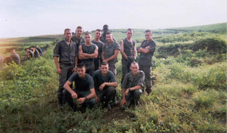 Photo de classe Stage Commando Réunion 1996 de 1996, 9 ème Rcp ...