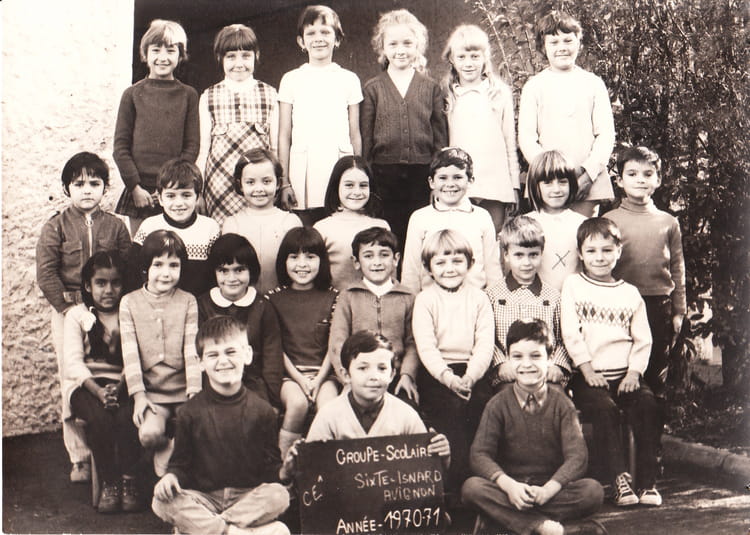 Photo de classe CE1 de 1970, ECOLE SIXTE ISNARD - Copains d'avant