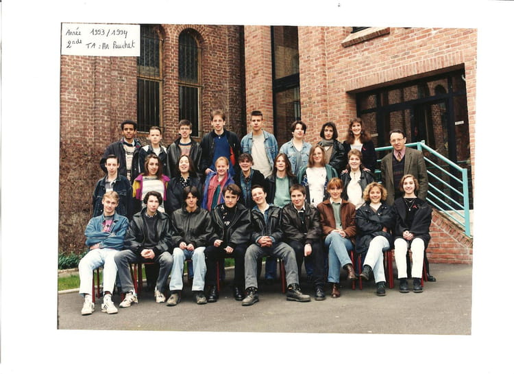 Photo de classe Seconde TA de 1993, Lycée Le Sacré-coeur - Copains d'avant