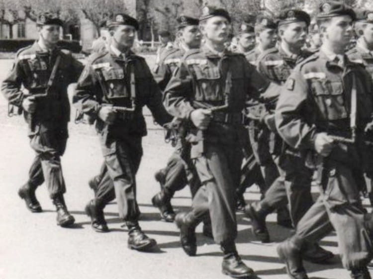 Photo de classe COPIE AGRANDIE de 1966, 1er Rhp - Copains d'avant