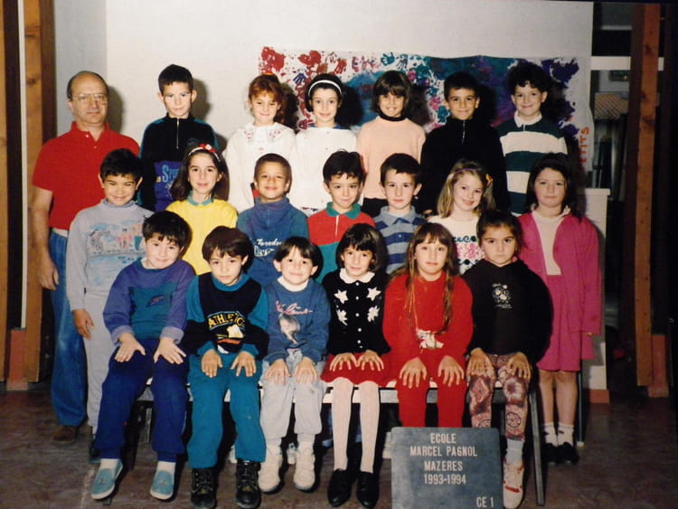 Photo de classe CE1 de 1992, MARCEL PAGNOL - Copains d'avant