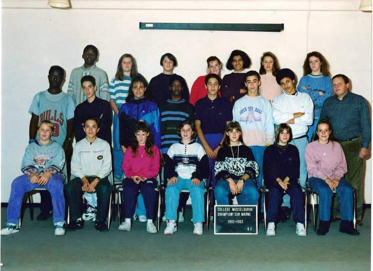 Photo de classe 4ème F Collège Musselburgh de 1992, Collège Musselburgh ...