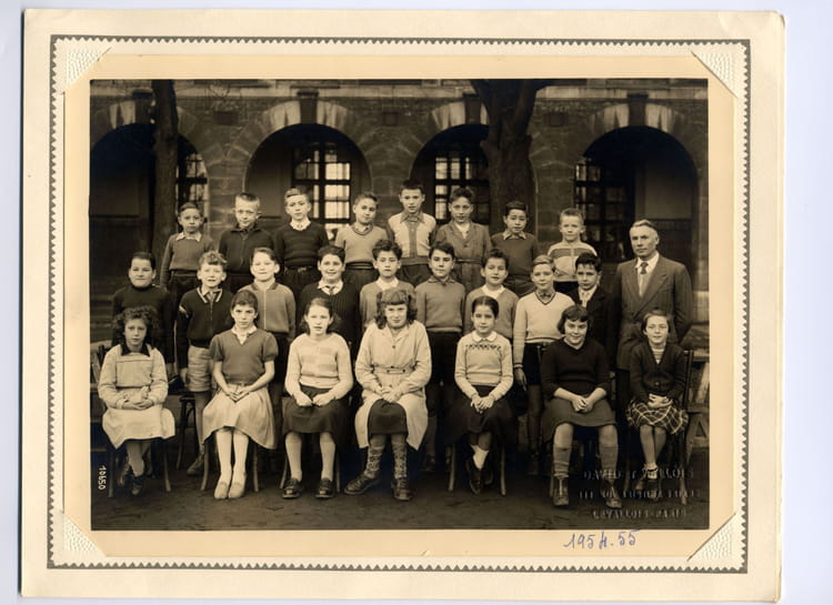Photo de classe 7° B Lycée de Montluçon de 1954, Lycée De Garçons ...