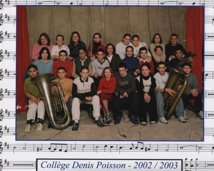 Photo de classe 4ème 8 de 2003, Collège Denis Poisson - Copains d'avant