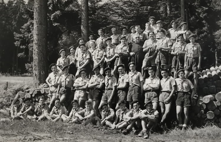 Photo de classe Scouts de France de 1955, SCOUTS DE FRANCE - Copains d ...
