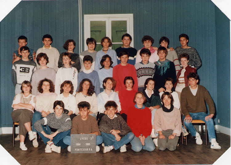 Photo de classe 2nd 3 de 1985, Lycée Pierre Du Terrail - Copains d'avant